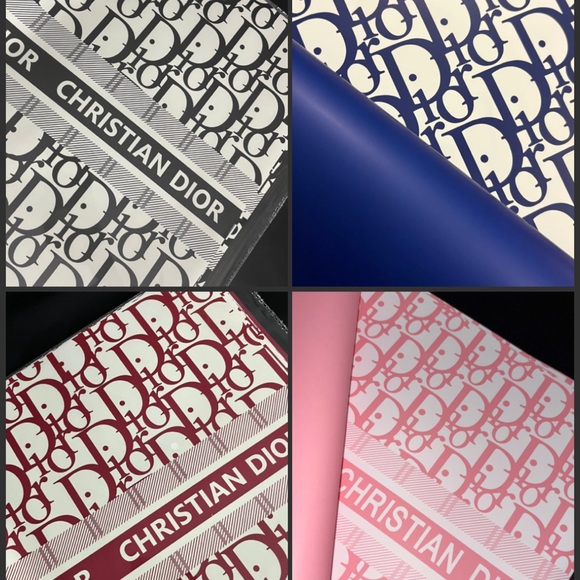 Other | Christian Dior Patterned Wrapping Paper Set | Poshmark